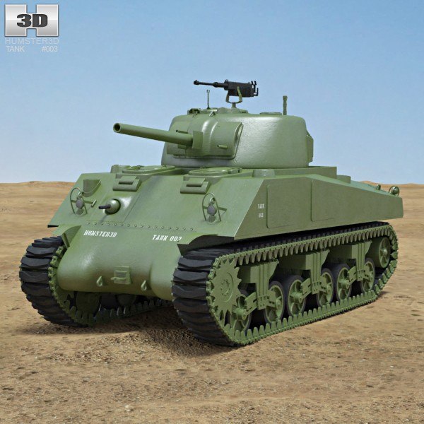 3D M3 Lee US Medium Tank model - TurboSquid 1745505