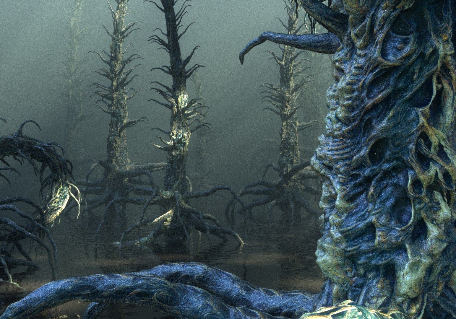 3D Model Alien Forest - TurboSquid 1948434