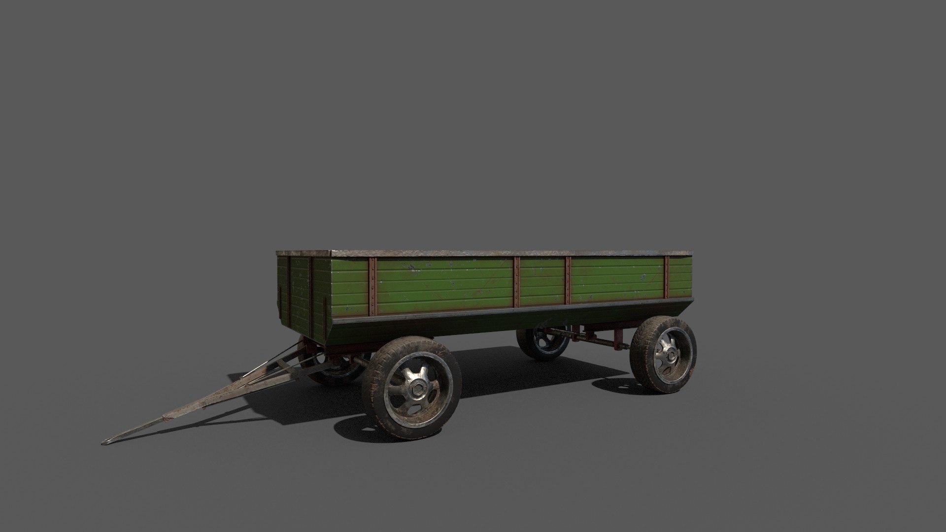 3D Model Trailer Farm - TurboSquid 1847605