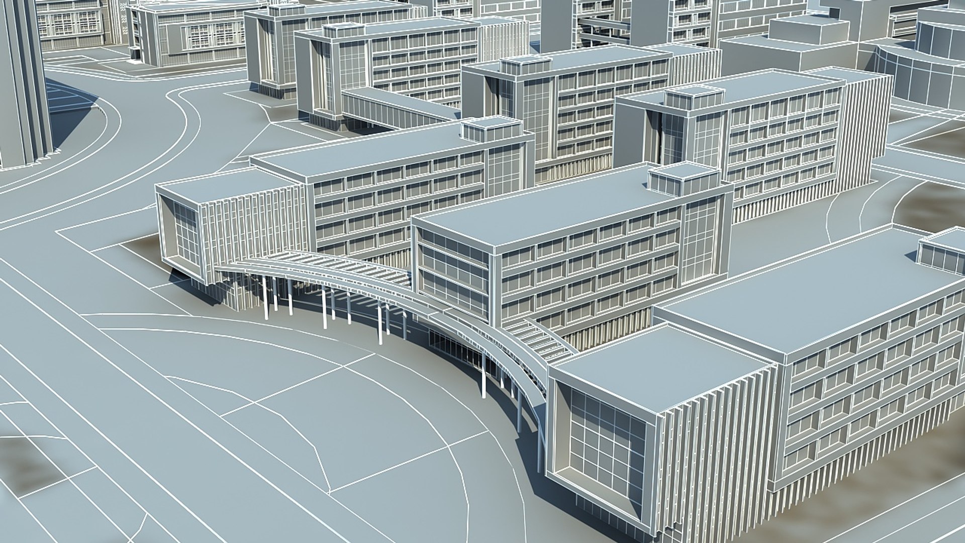 School 2 Model - TurboSquid 2128967