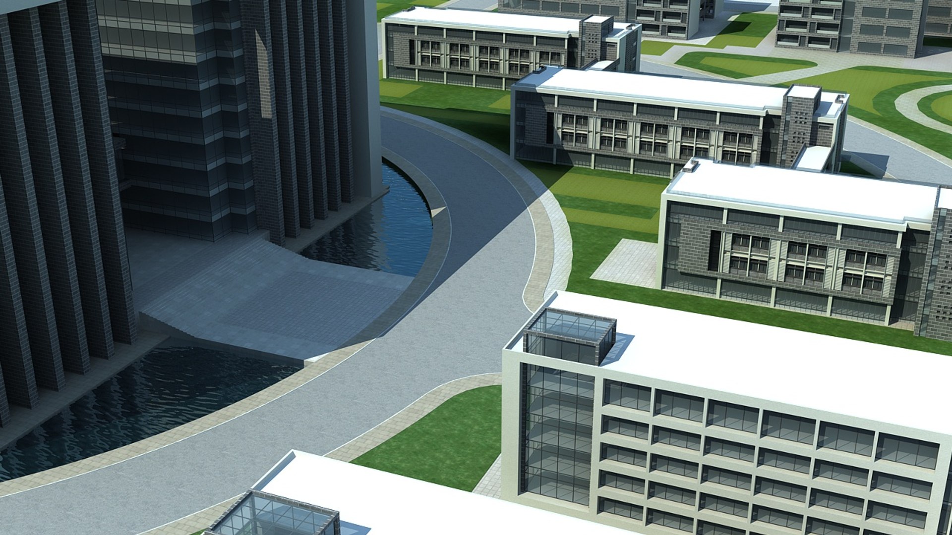 School 2 Model - TurboSquid 2128967