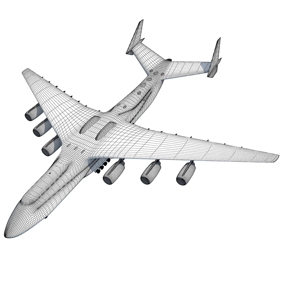 antonov an-225 mriya 3d model