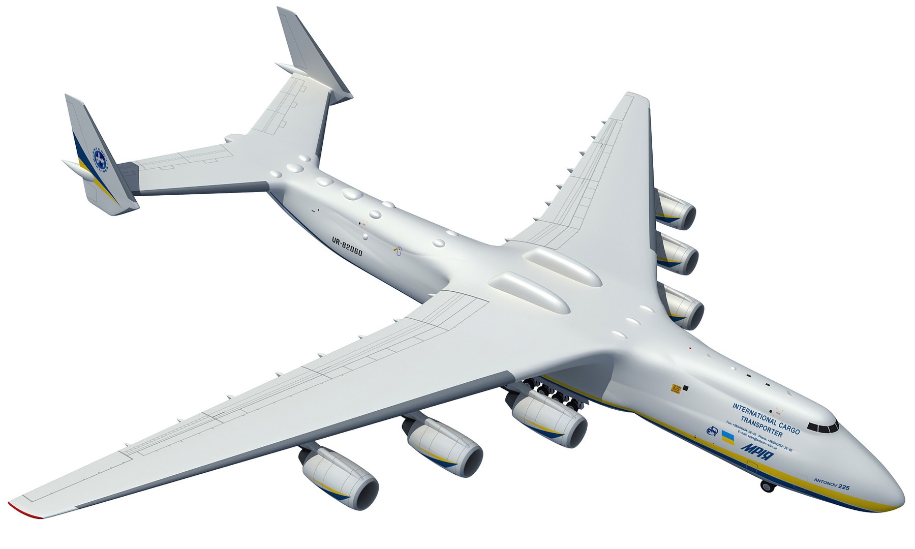 Antonov An-225 Mriya 3d Model