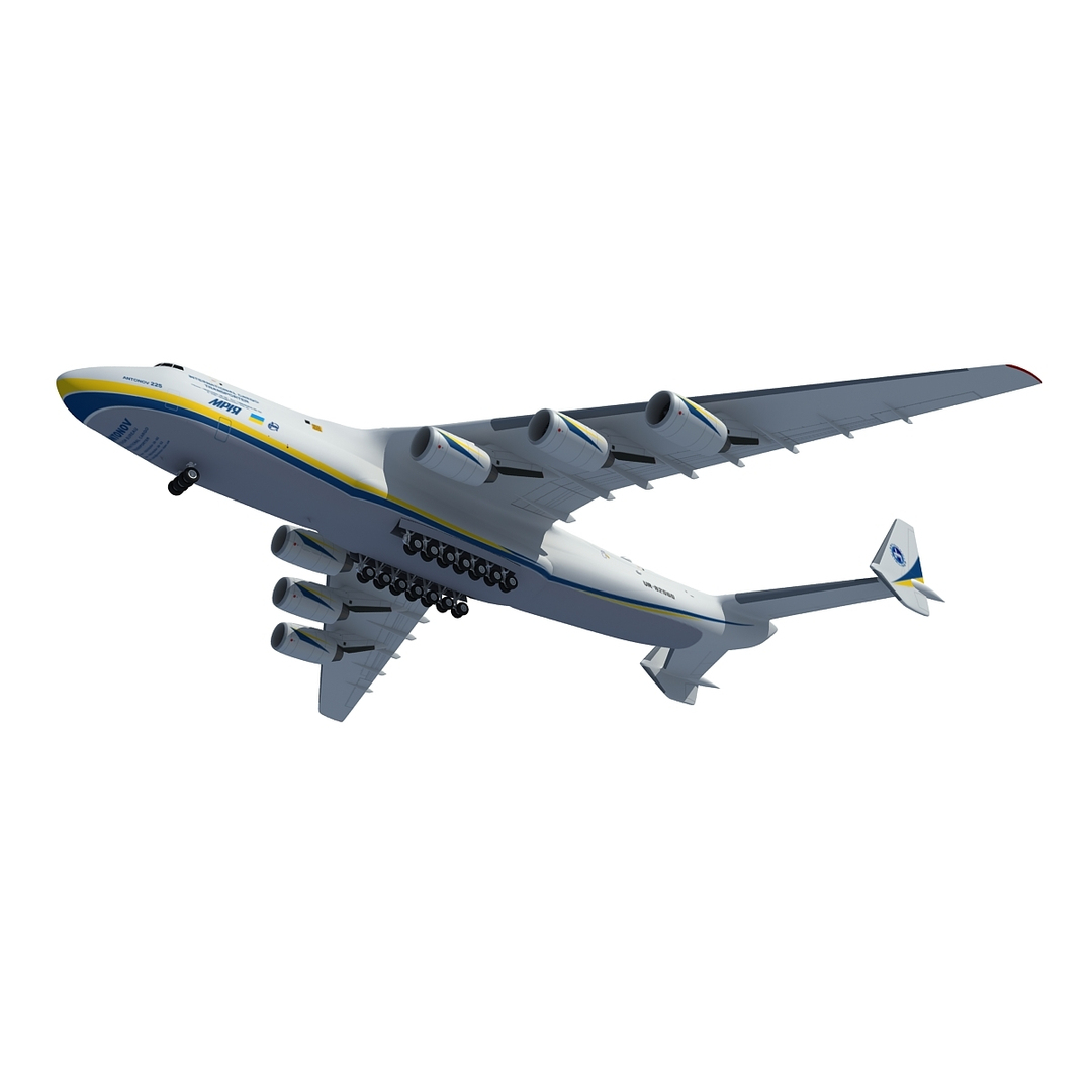 Antonov An-225 Mriya 3d Model
