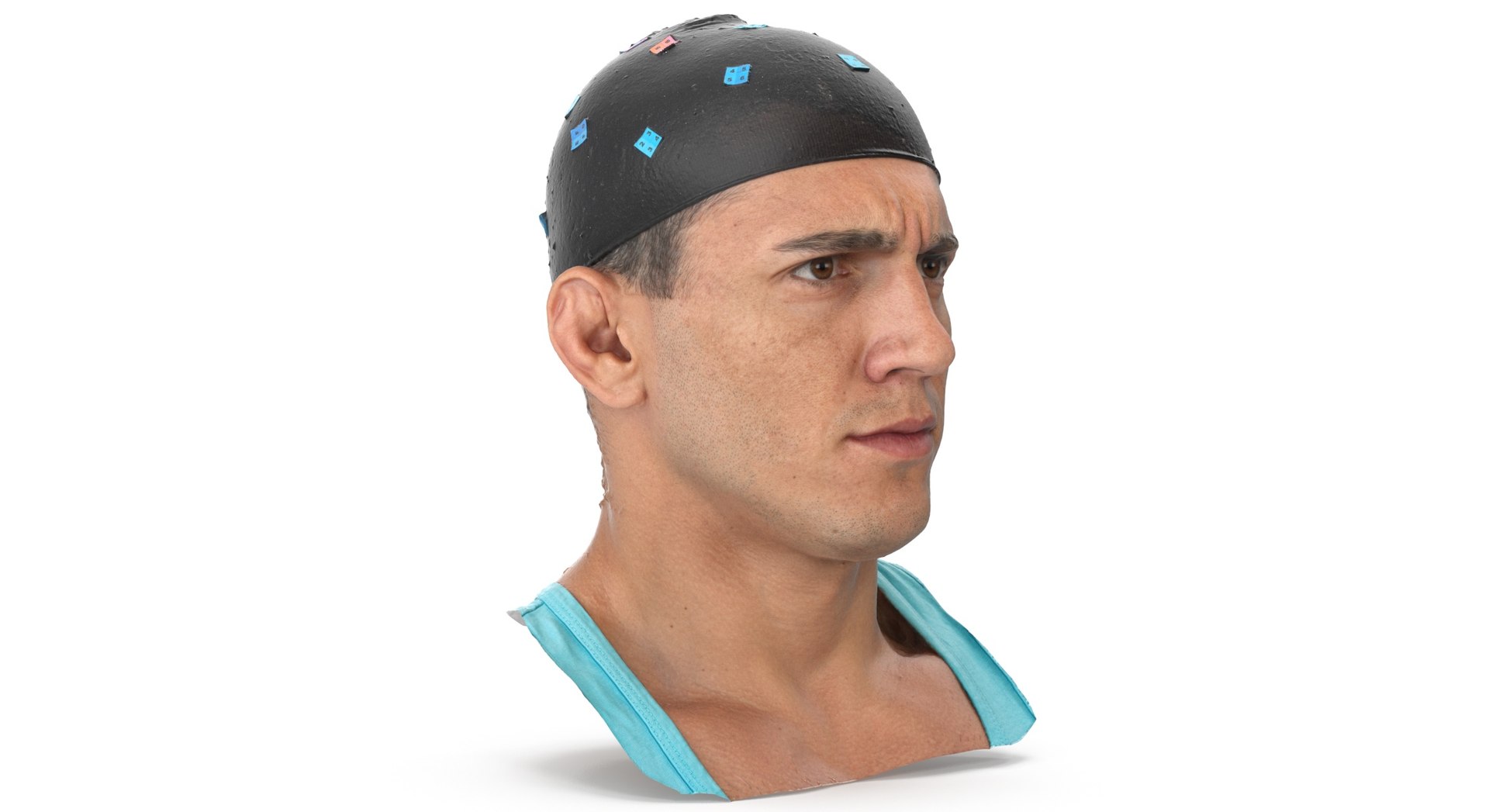 3D mike human head brow model - TurboSquid 1620350