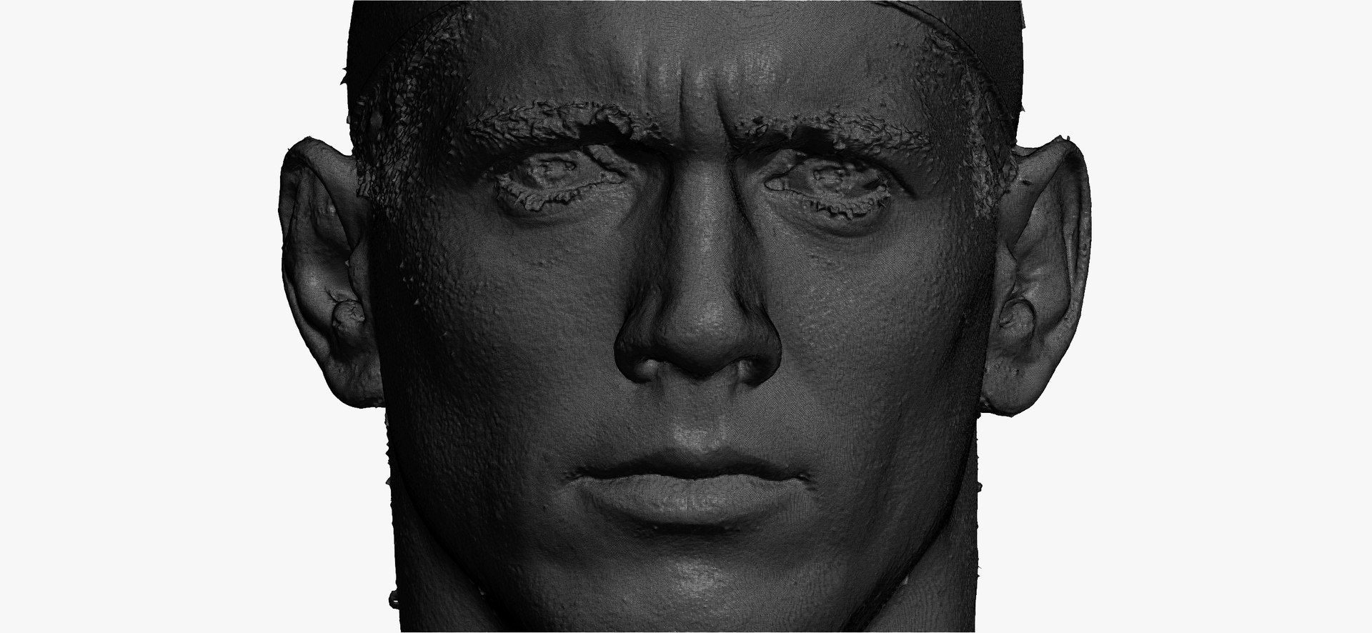 3D mike human head brow model - TurboSquid 1620350