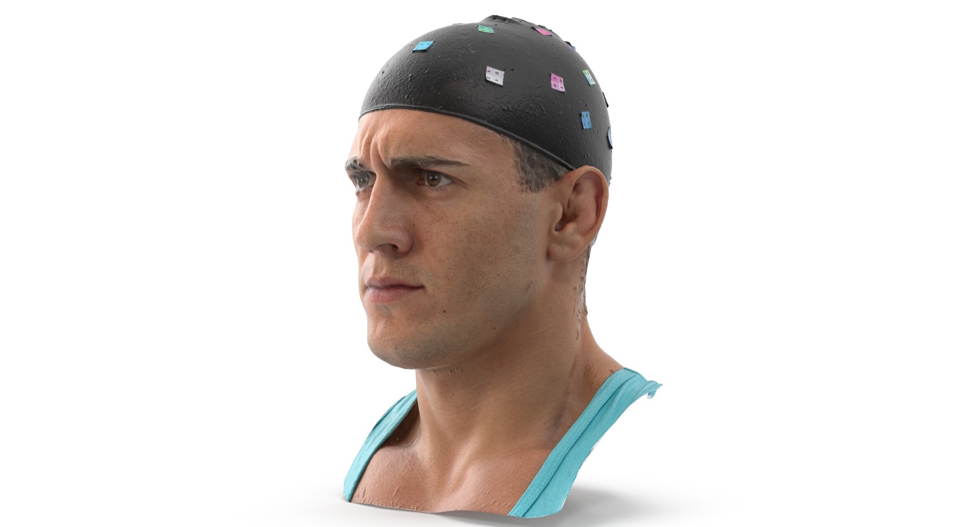 3D mike human head brow model - TurboSquid 1620350