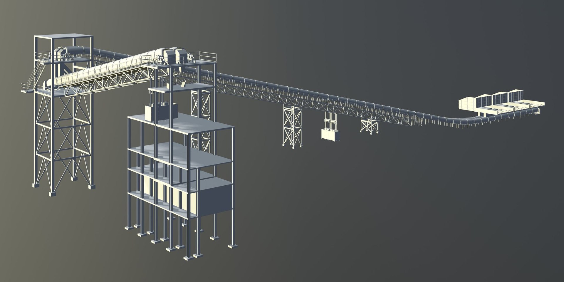 3D Industrial building for machines - TurboSquid 2055387