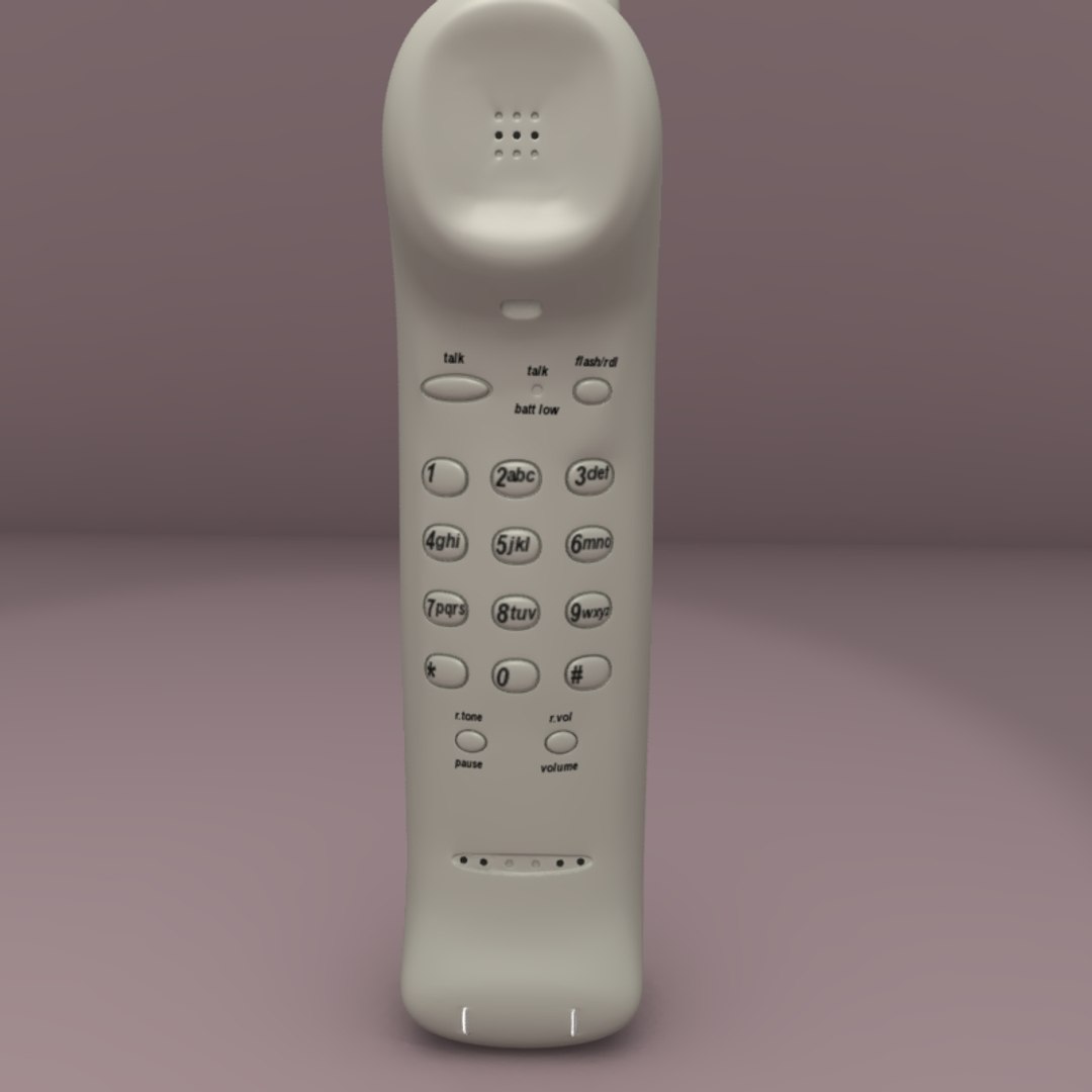 Cordless Phone 3d 3ds