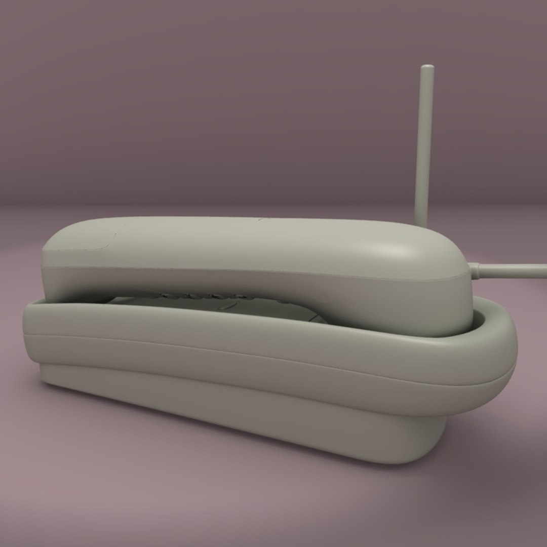 Cordless Phone 3d 3ds
