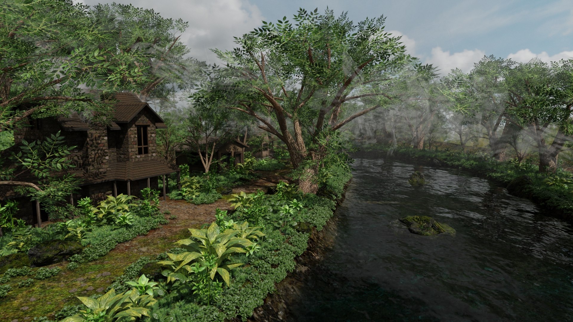 Tree Landscape Nature 3D Model - TurboSquid 1680487