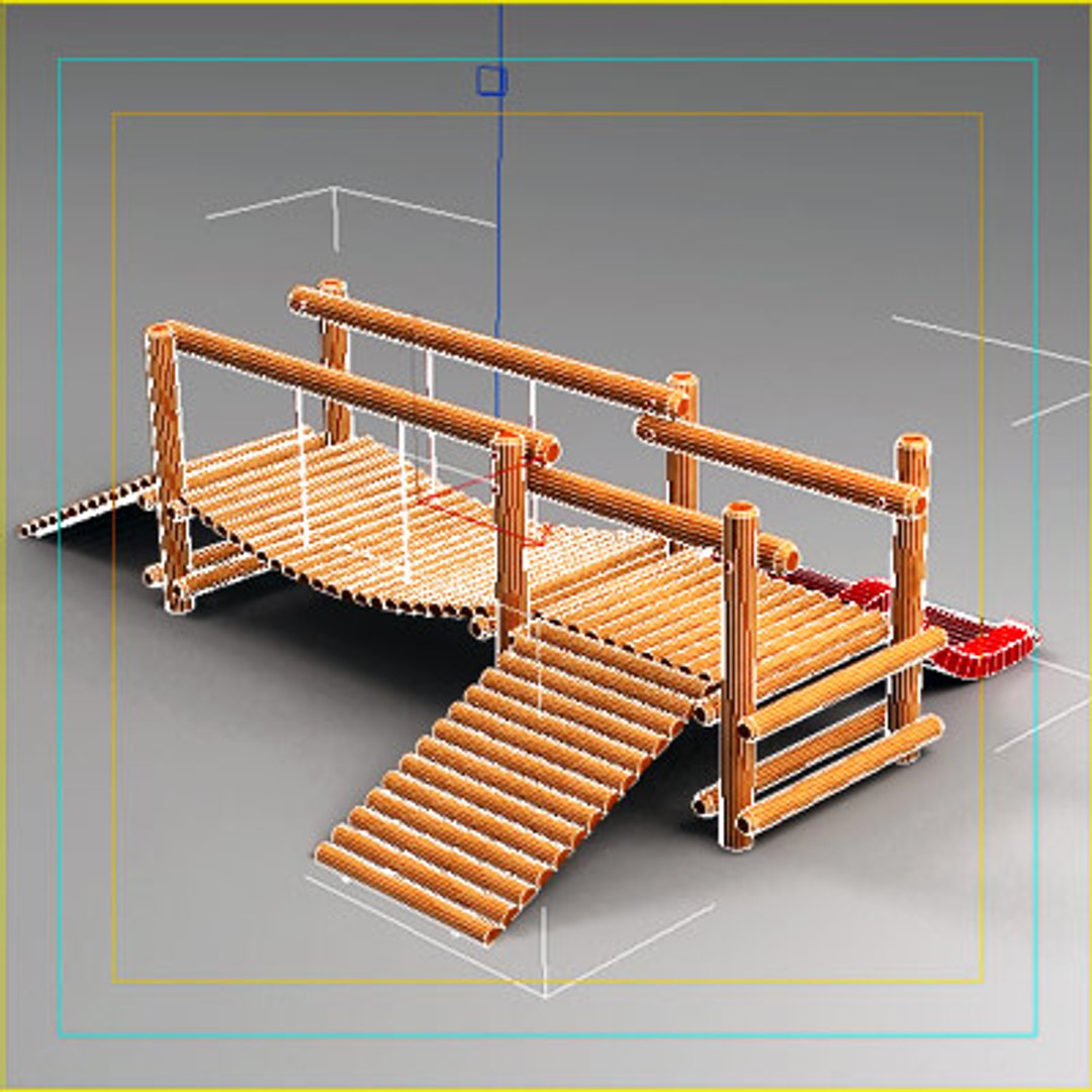 3d Bridge Playground Play Model