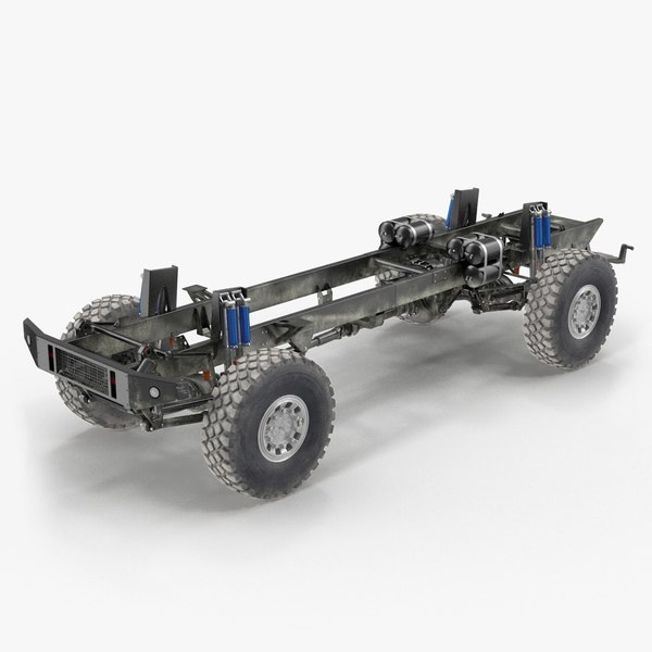 modelo 3d Carreras de camiones KAMAZ Chasis - TurboSquid 1233510
