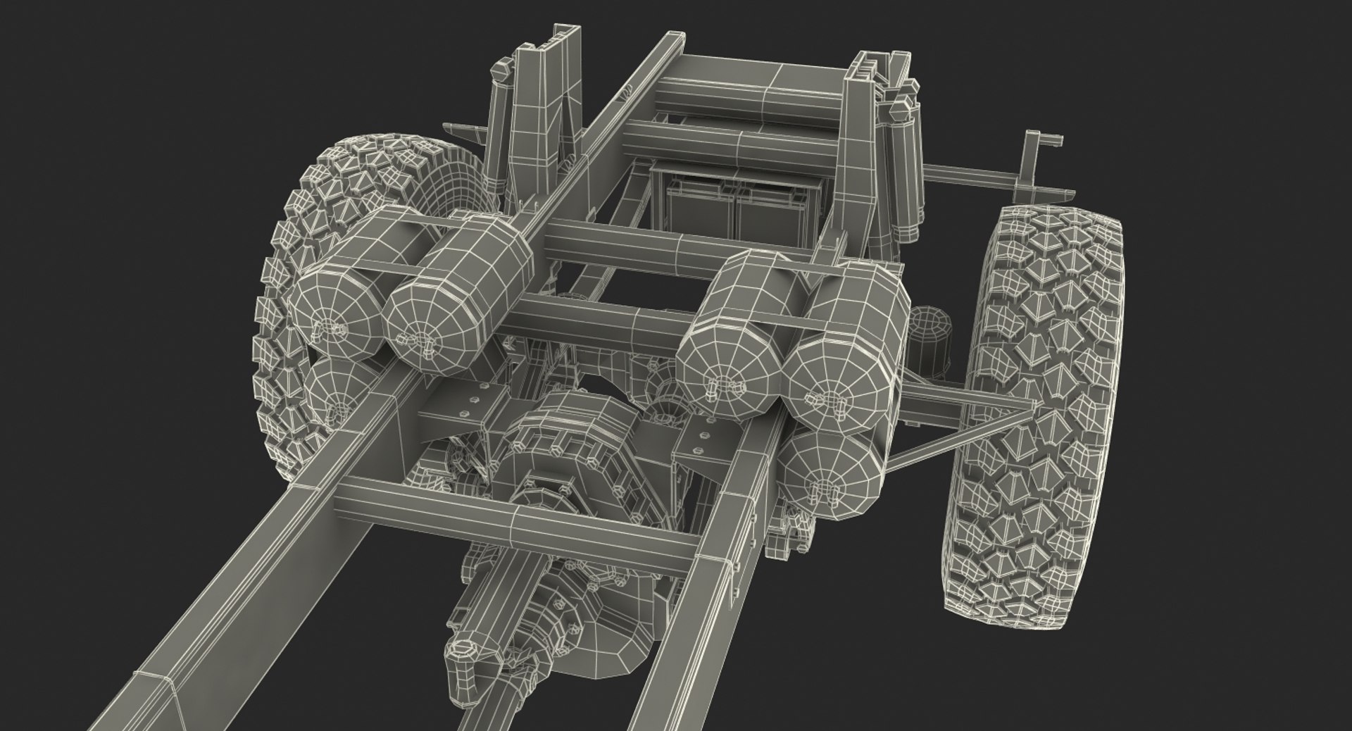 Racing Truck Kamaz Chassis Model - TurboSquid 1233510