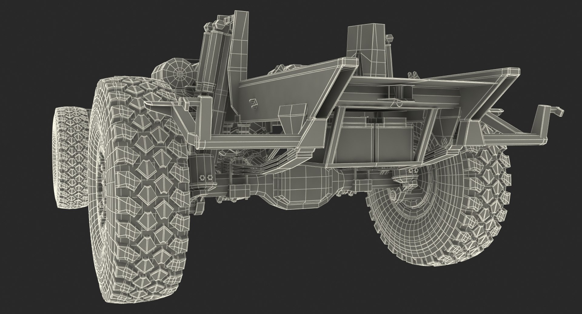Racing Truck Kamaz Chassis Model - TurboSquid 1233510