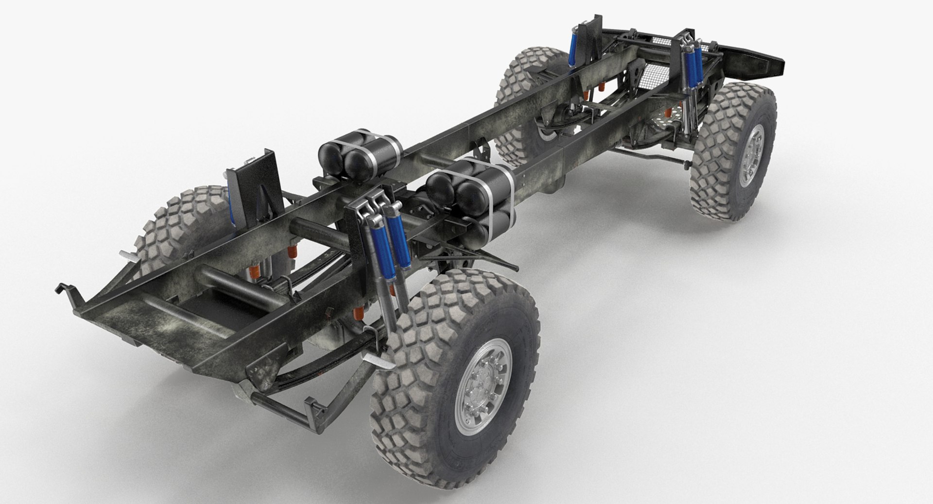 Racing Truck Kamaz Chassis Model - TurboSquid 1233510