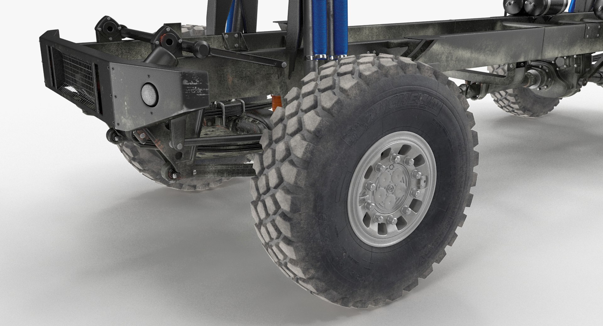 Racing Truck Kamaz Chassis Model - TurboSquid 1233510