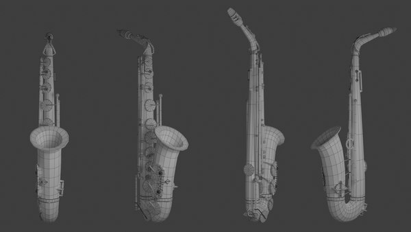Saxophone sax 3D model - TurboSquid 1689854