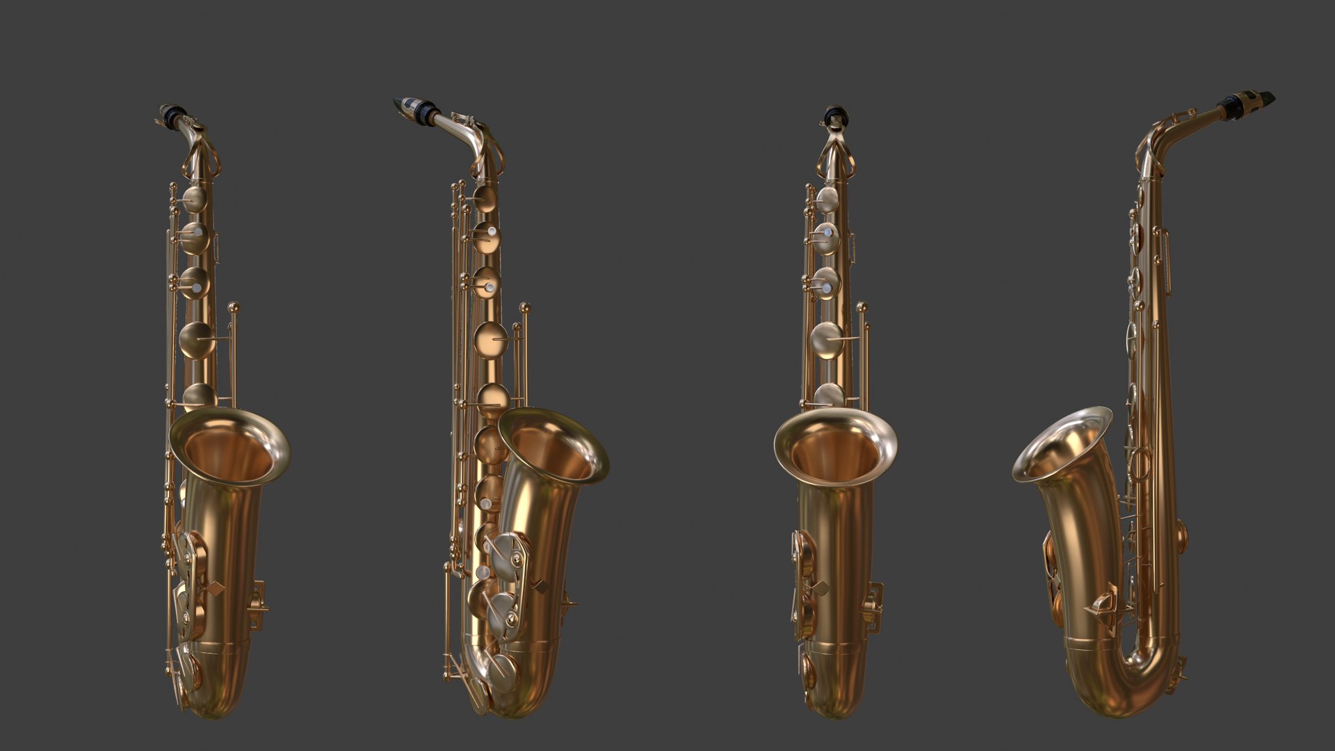 Saxophone Sax 3D Model - TurboSquid 1689854