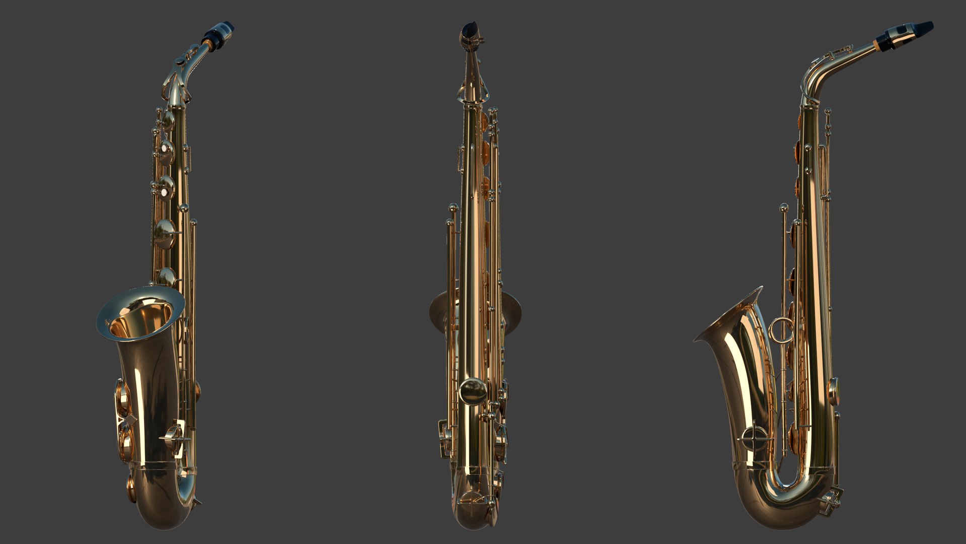 Saxophone Sax 3D Model - TurboSquid 1689854