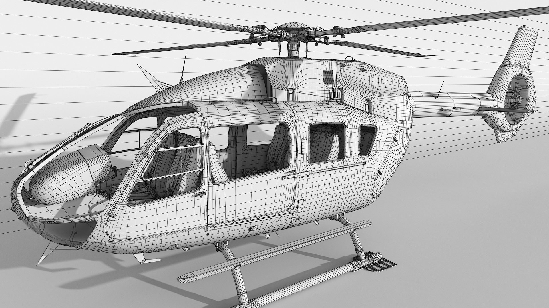 Airbus H-145 3D Model - TurboSquid 1744747