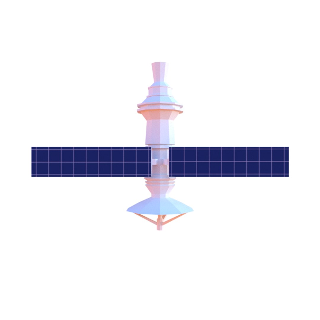 Satellite Sat 3D Model - TurboSquid 1279627