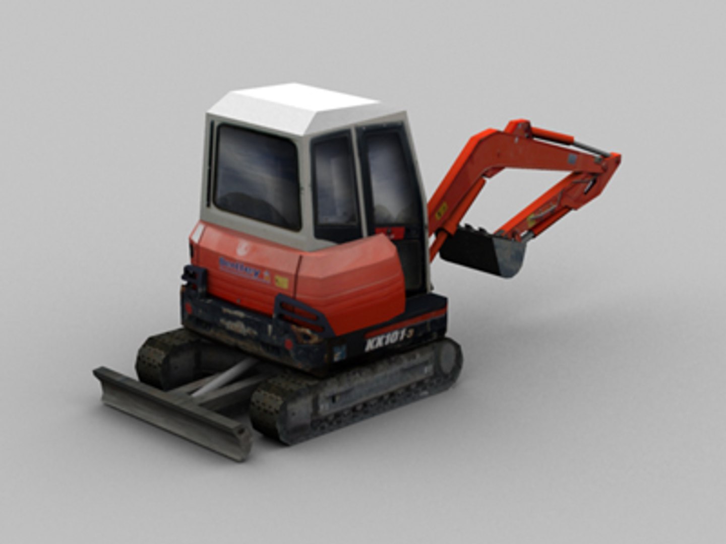 3ds max truck dumper digger