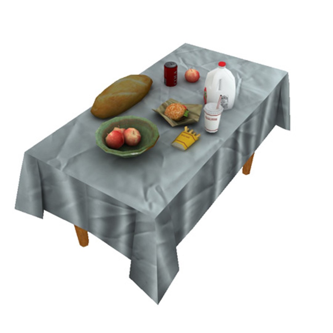 Kitchen Props Pots 3ds