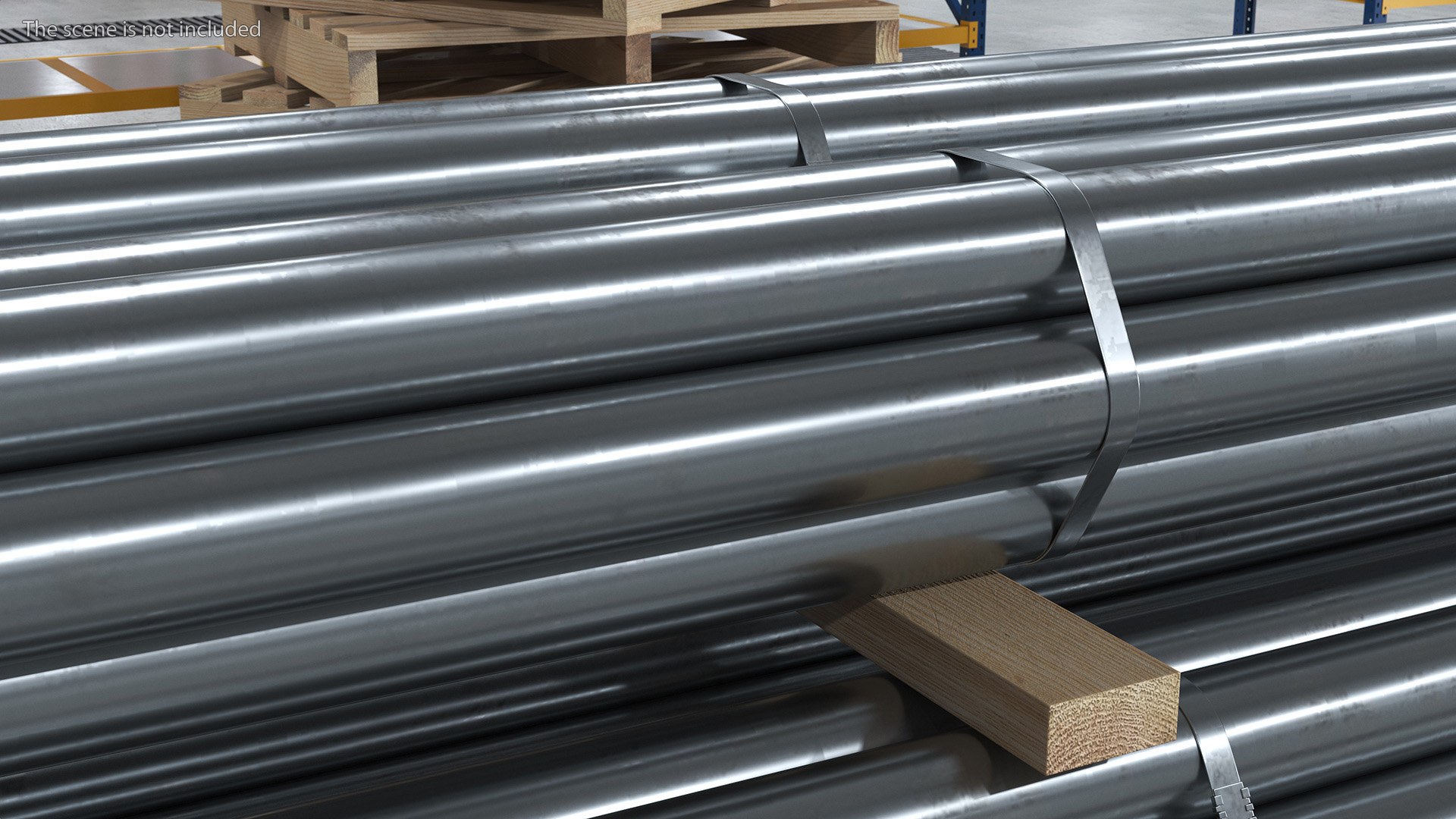 Thick Steel Pipes Bundle 6 Meters 3D Model - TurboSquid 2212193