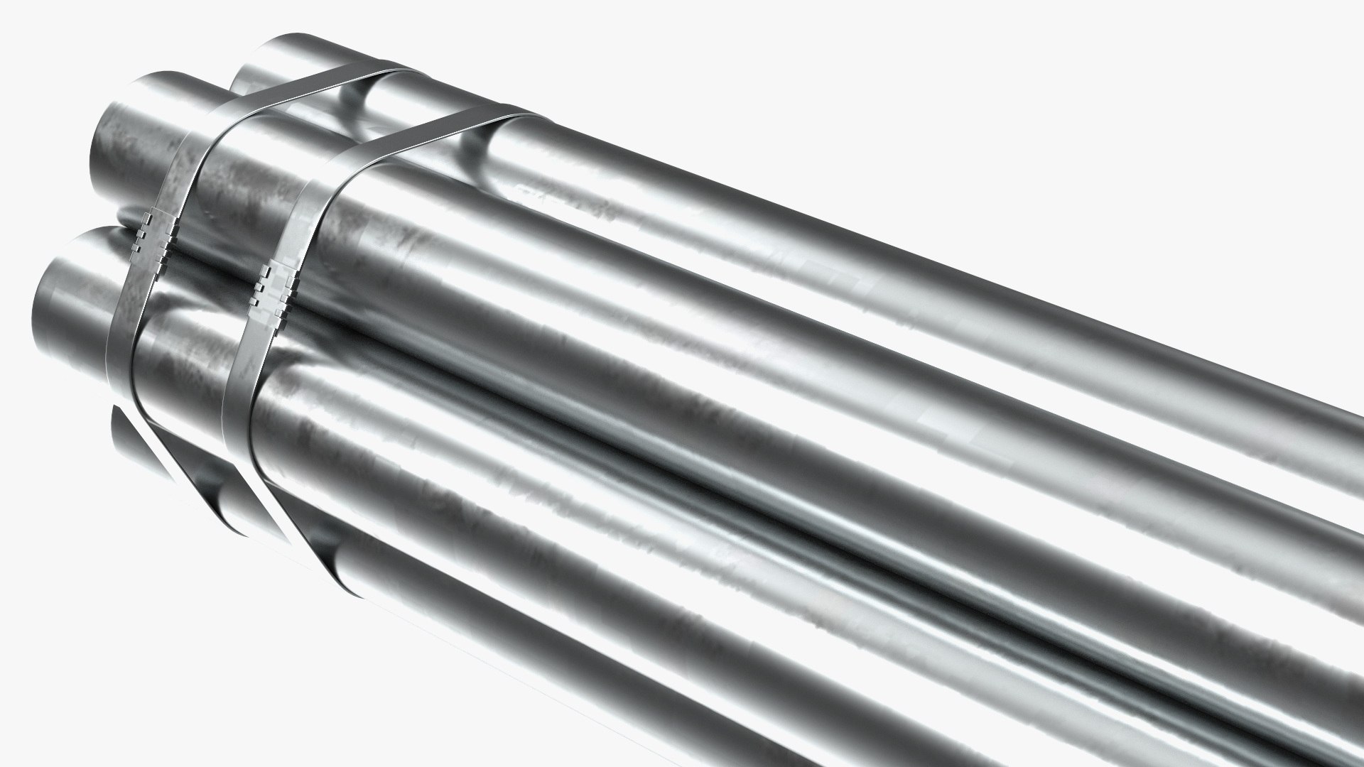 Thick Steel Pipes Bundle 6 Meters 3D Model - TurboSquid 2212193