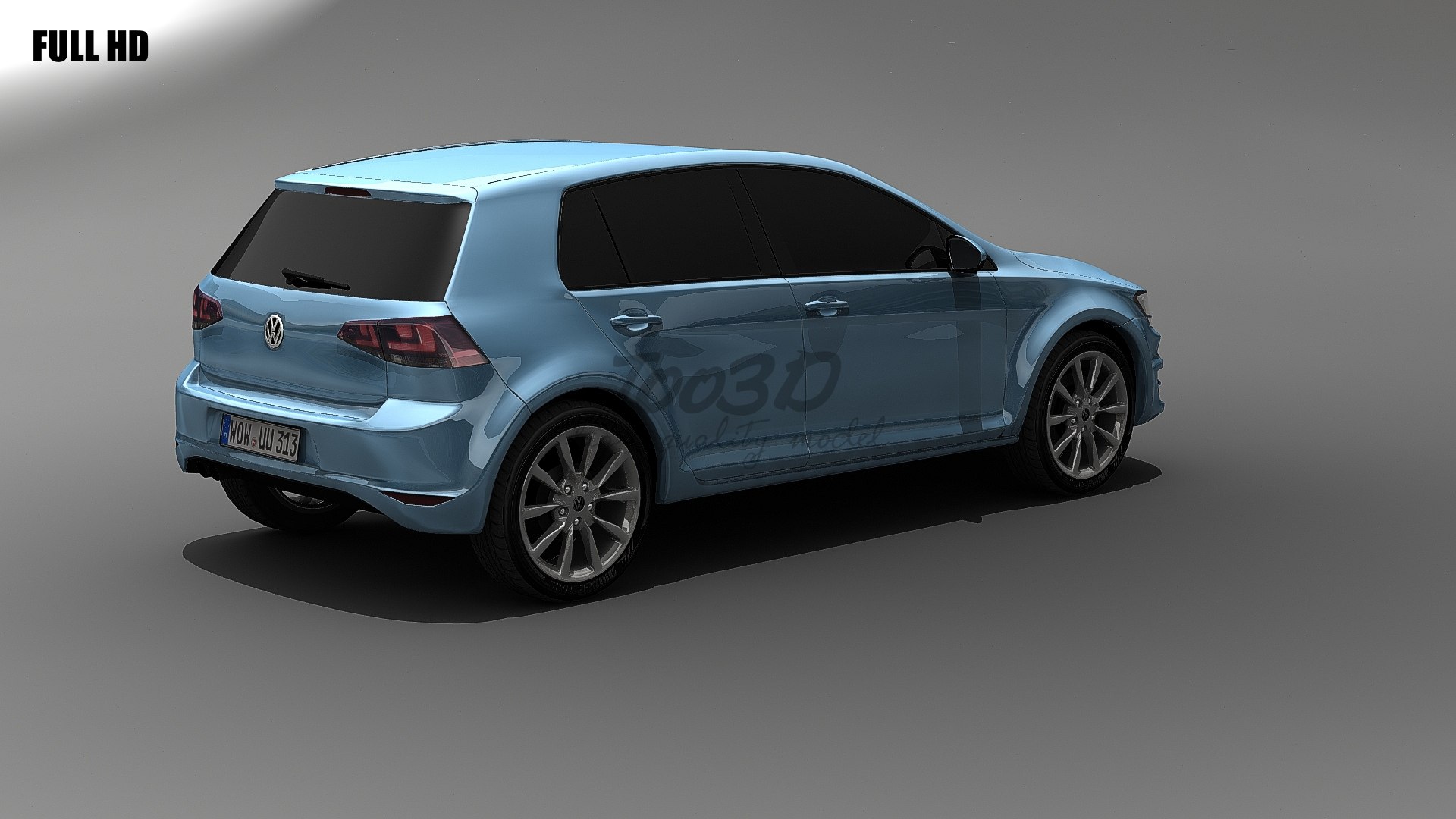 Golf Mkvii 3d Model