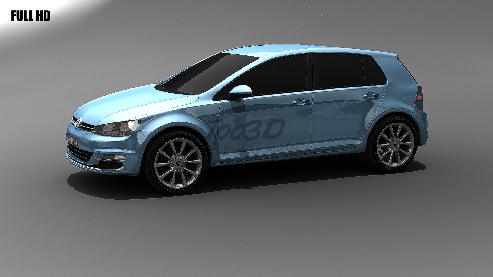 Golf Mkvii 3d Model