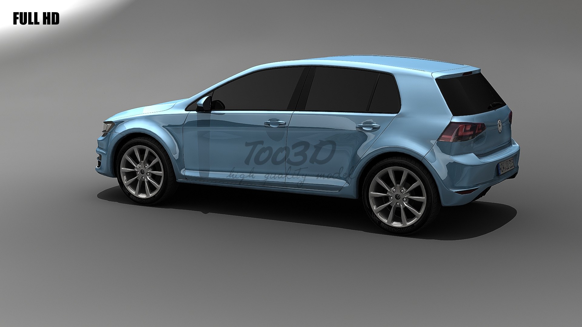 Golf Mkvii 3d Model