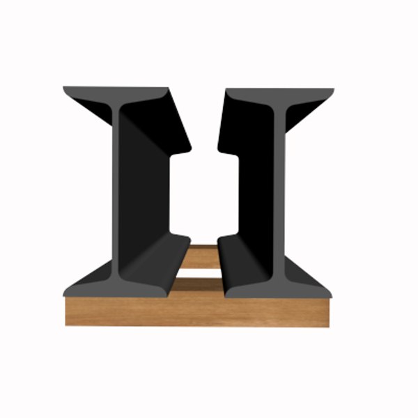 3d model of s8 standard beam steel