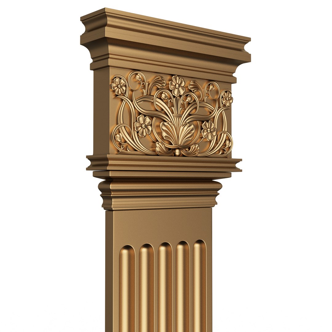3D Column Capital 01201 - TurboSquid 2173379