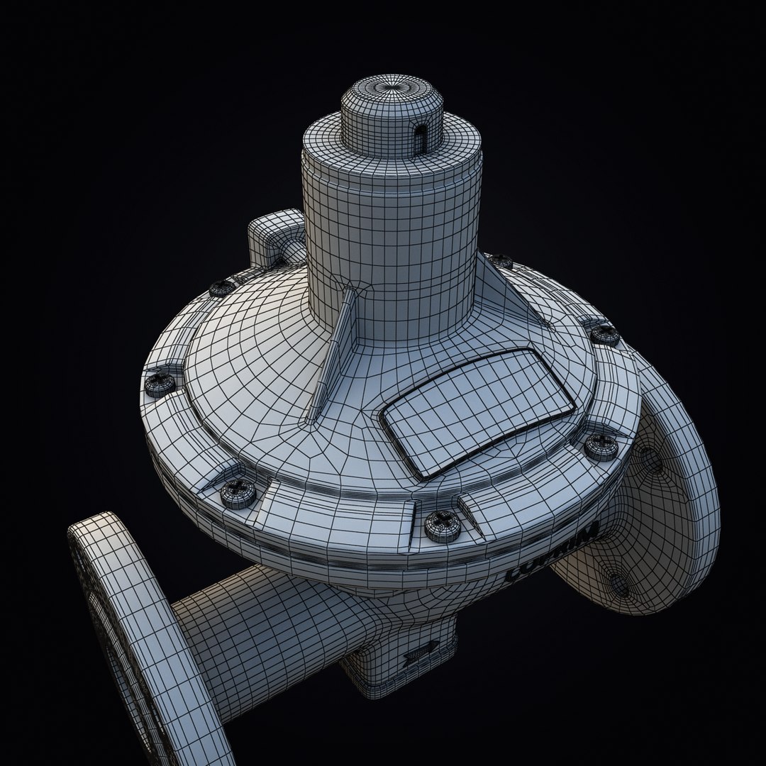 3d Model Gas Pressure Regulator