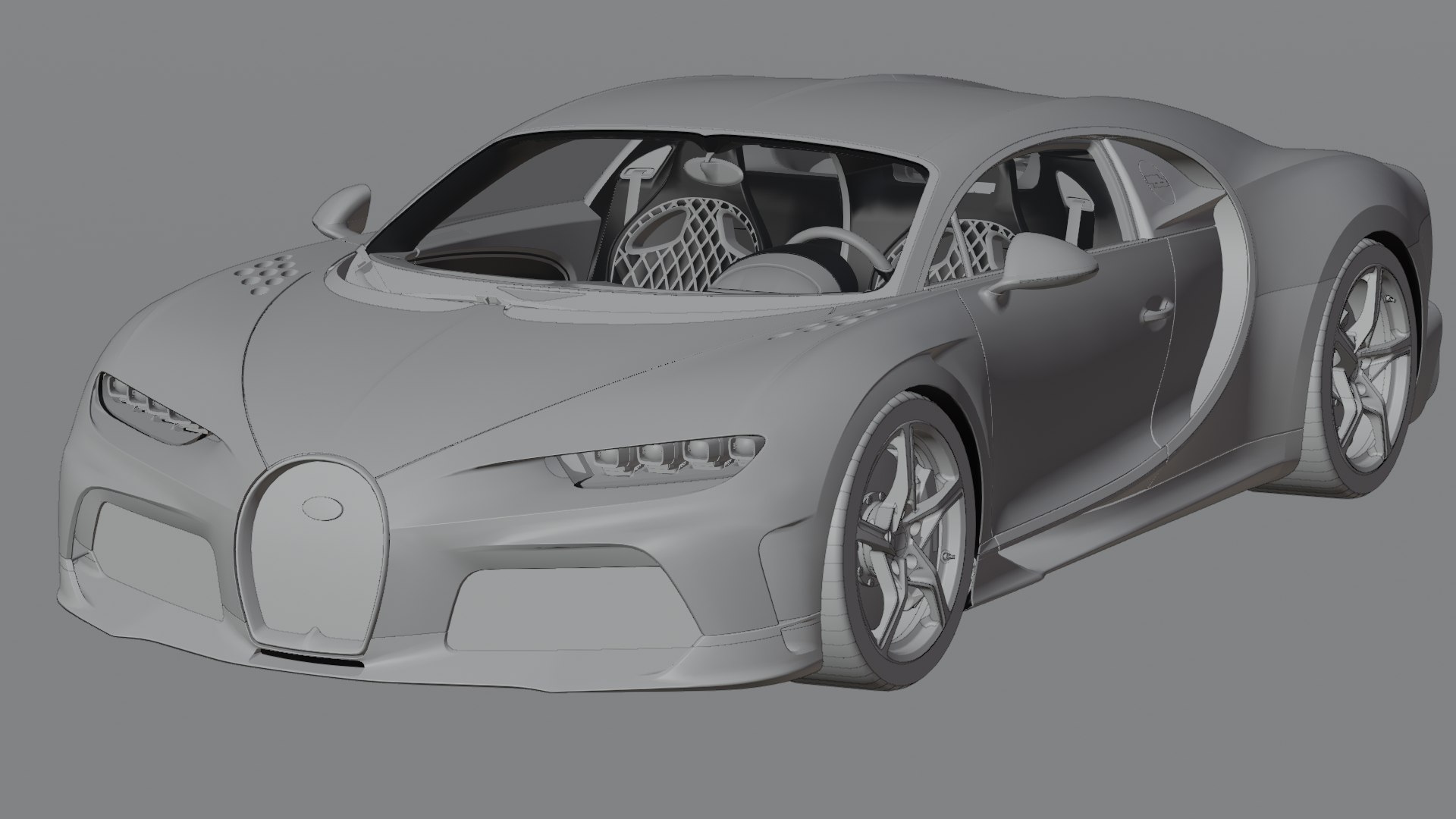 3D Bugatti Chiron Super Sport Model - TurboSquid 2311250