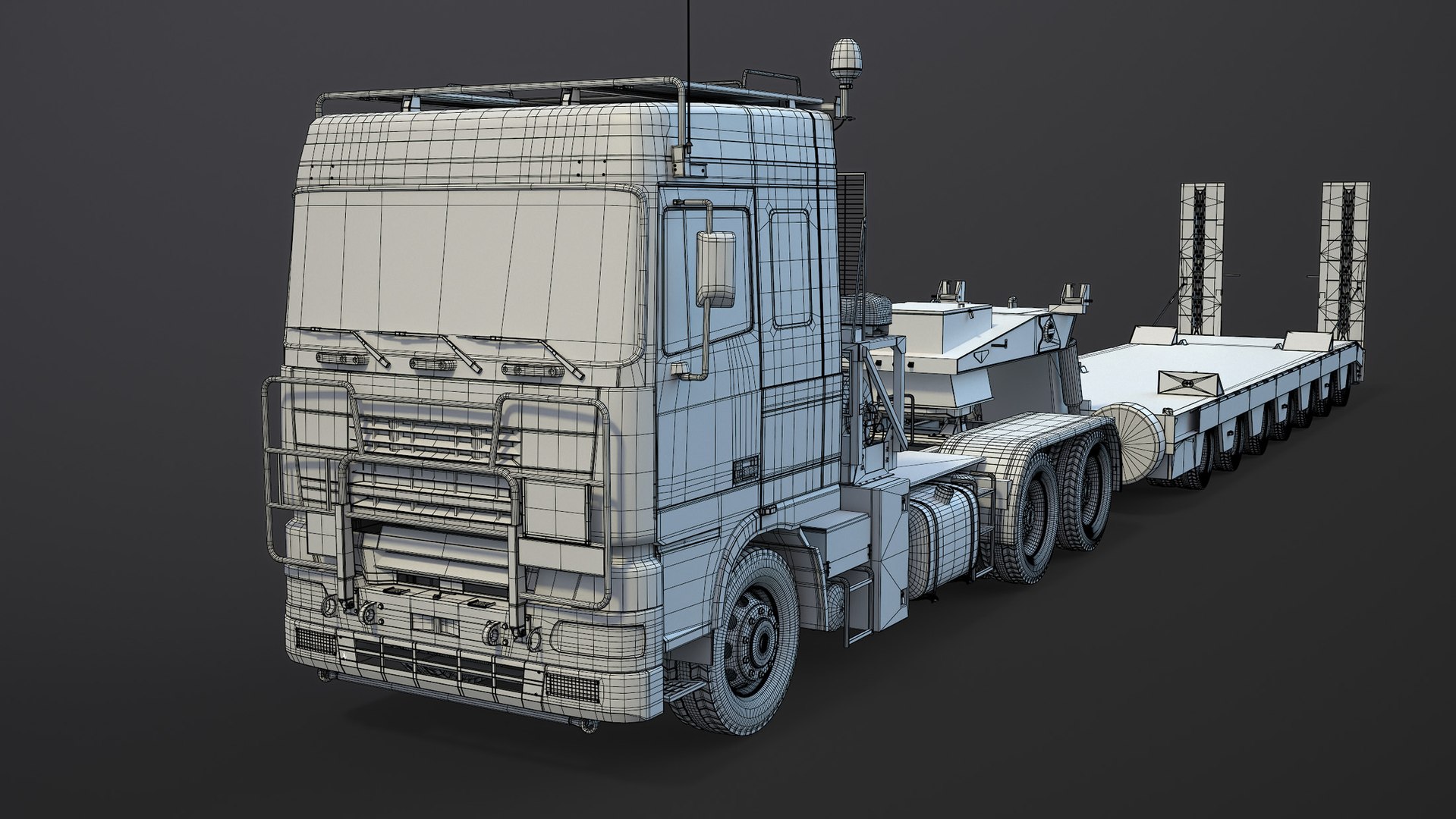 Army Truck Daf Tropco 3D Model - TurboSquid 1249061