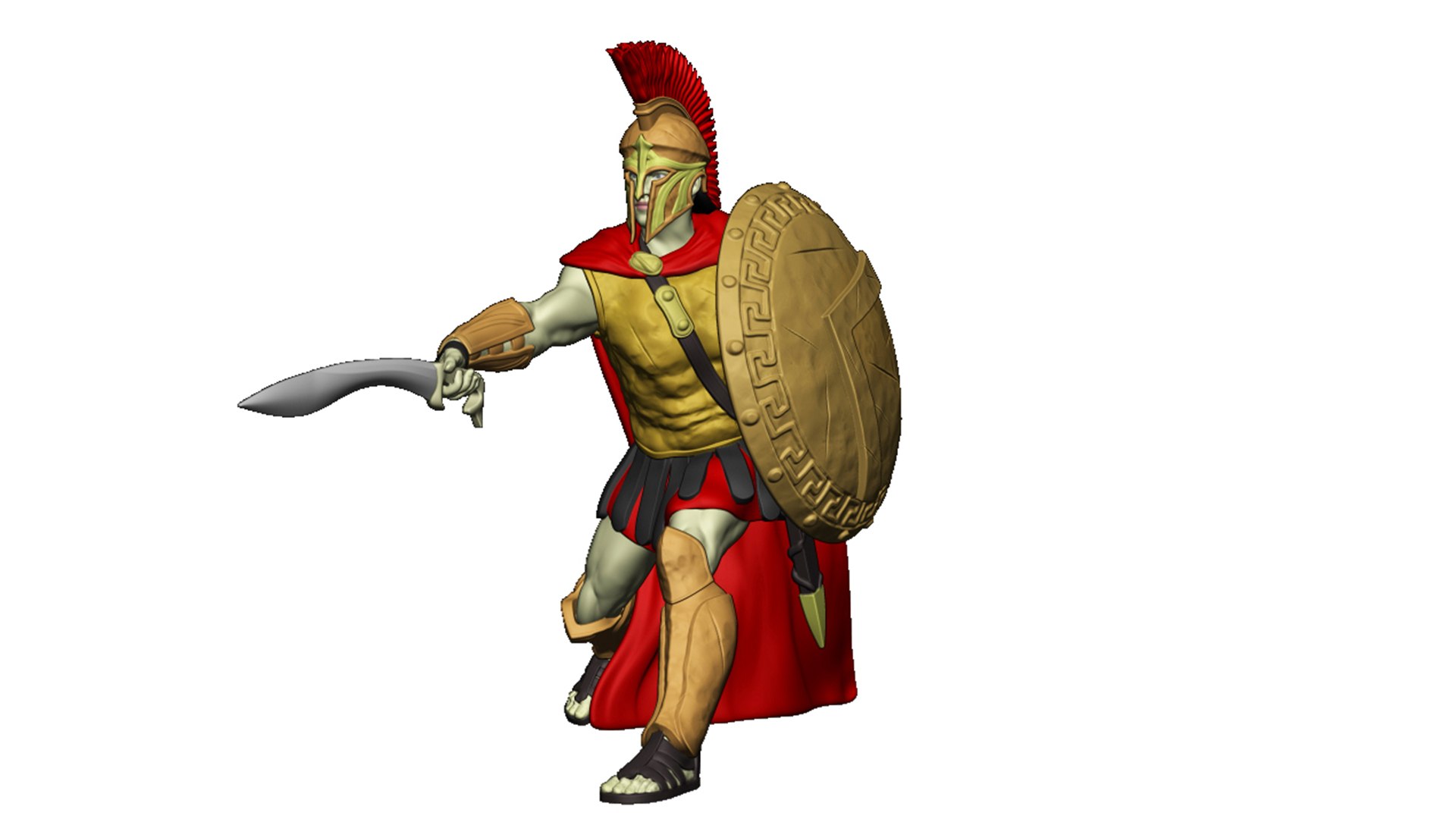 3D Spartan 12 Third Set Heavy Spartan Army - TurboSquid 2312863