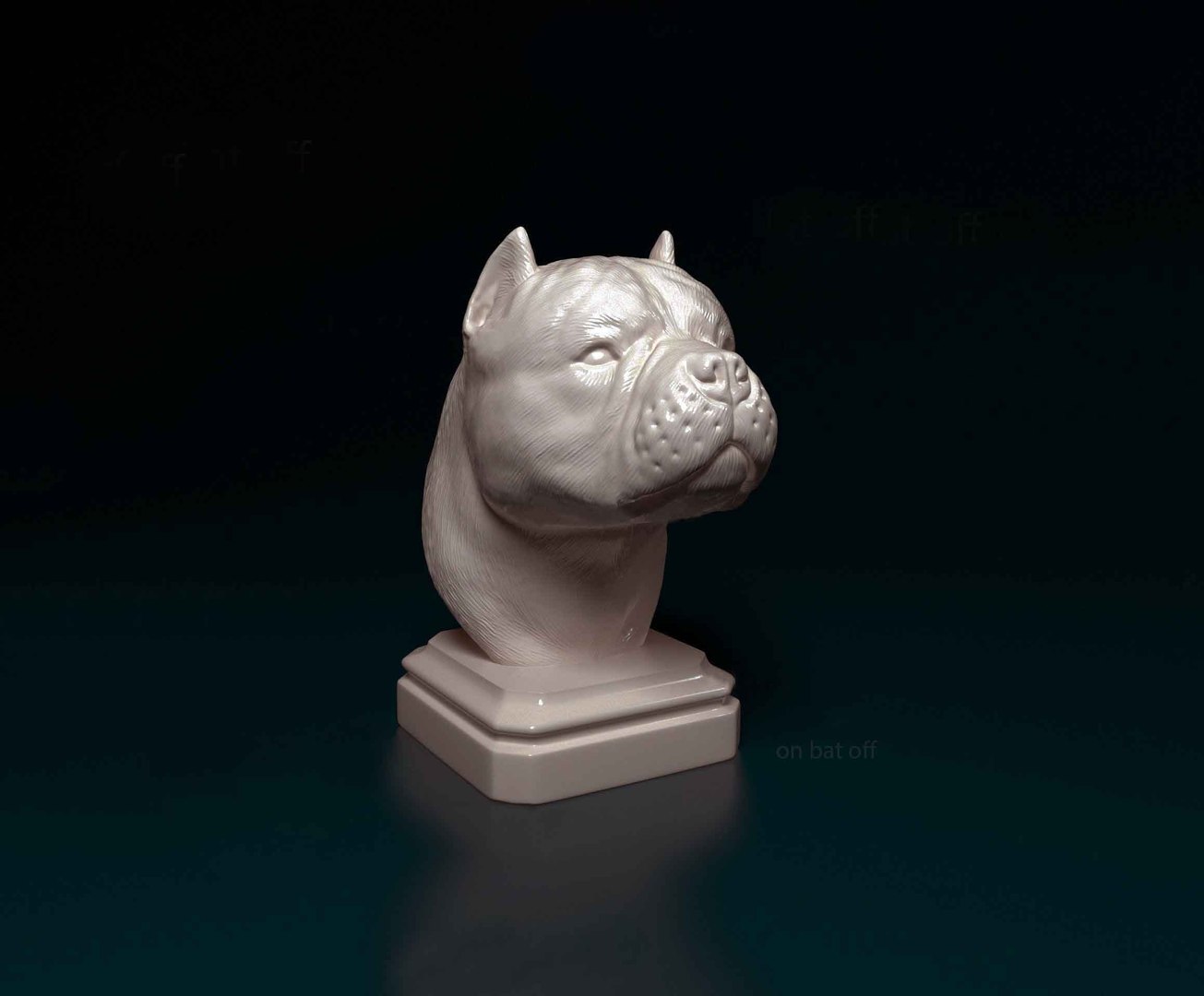 American Bully head busto Modelo 3D - TurboSquid 1798804