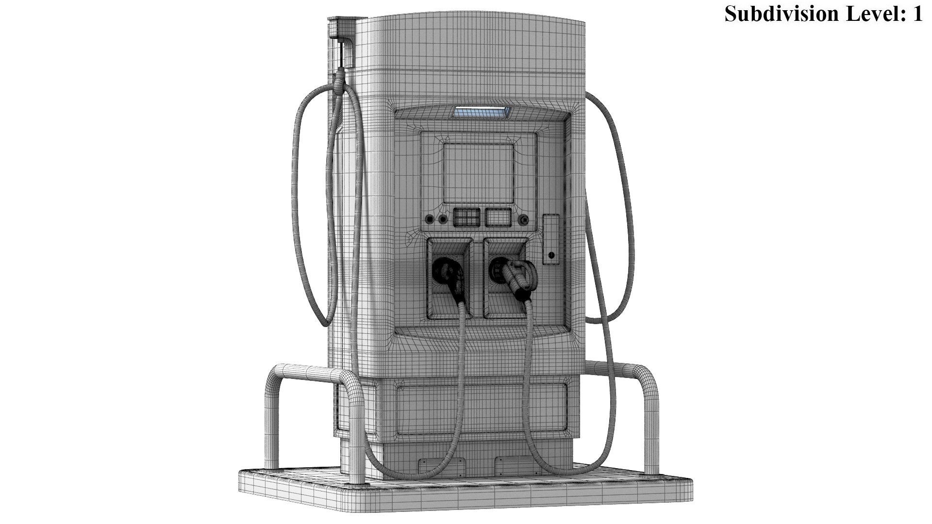 3D Three Electric Car Chargers model - TurboSquid 2023381