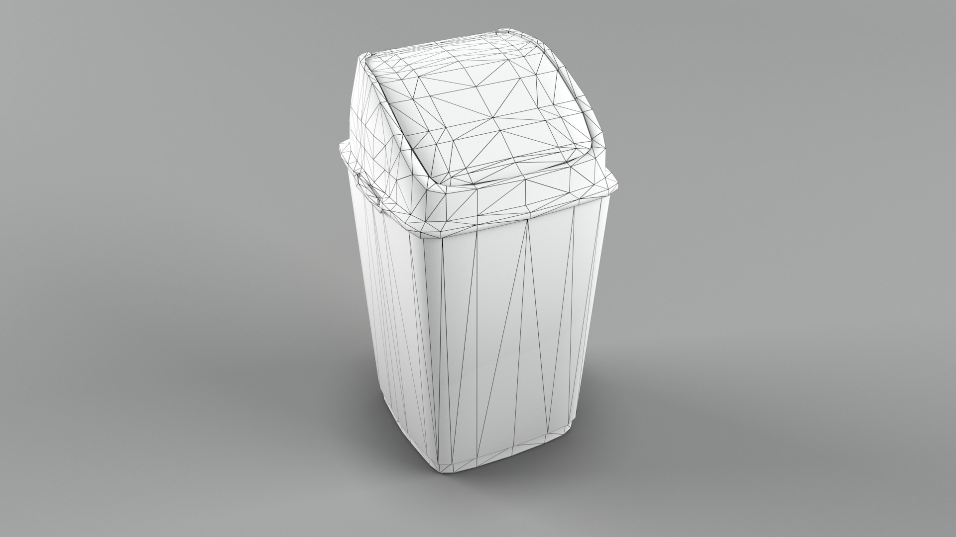 3D Trash Bin Crumpled Paper Model - TurboSquid 1713410