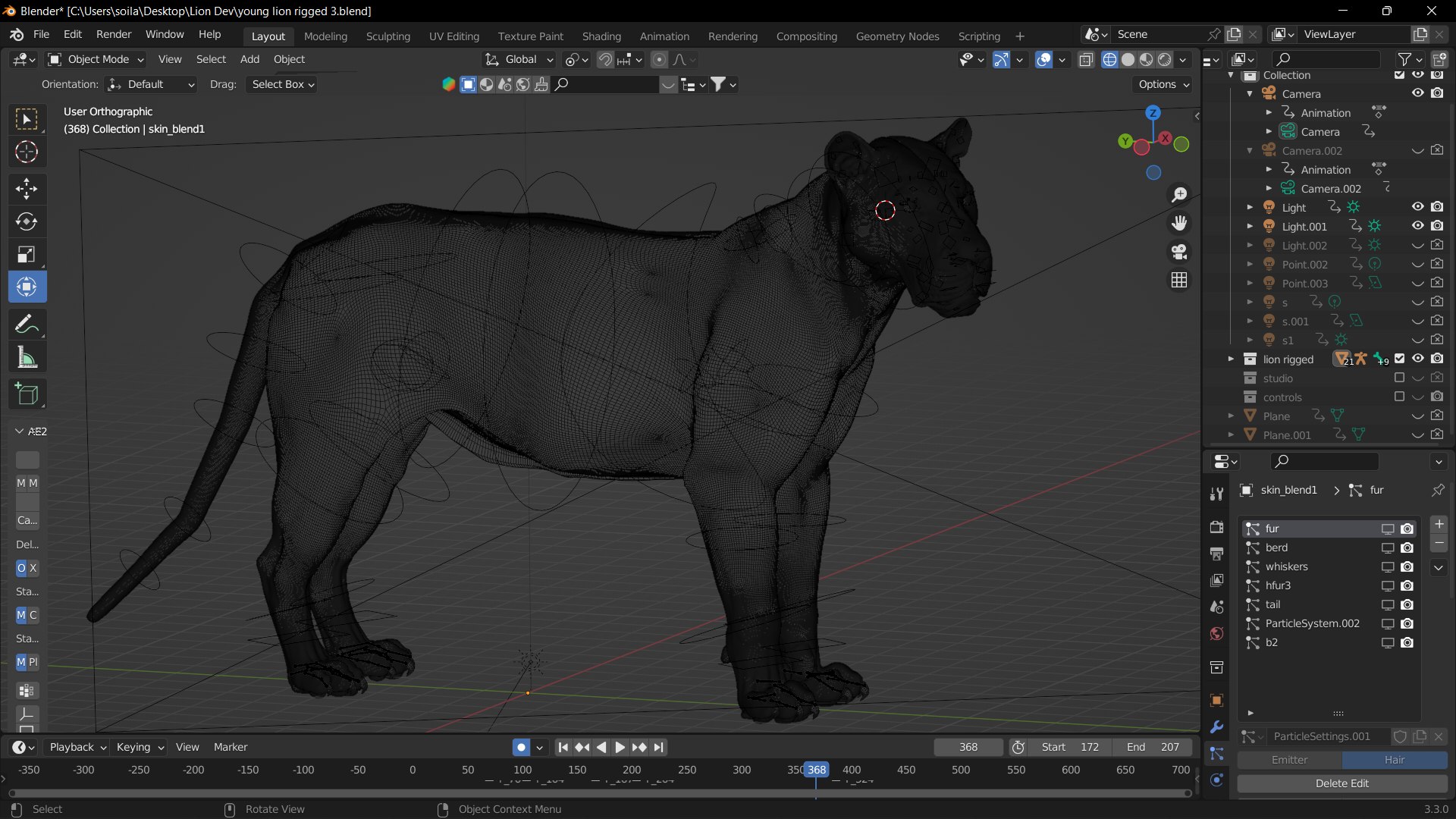 Young Lion 3d Blender Model 3D Model - TurboSquid 1987073