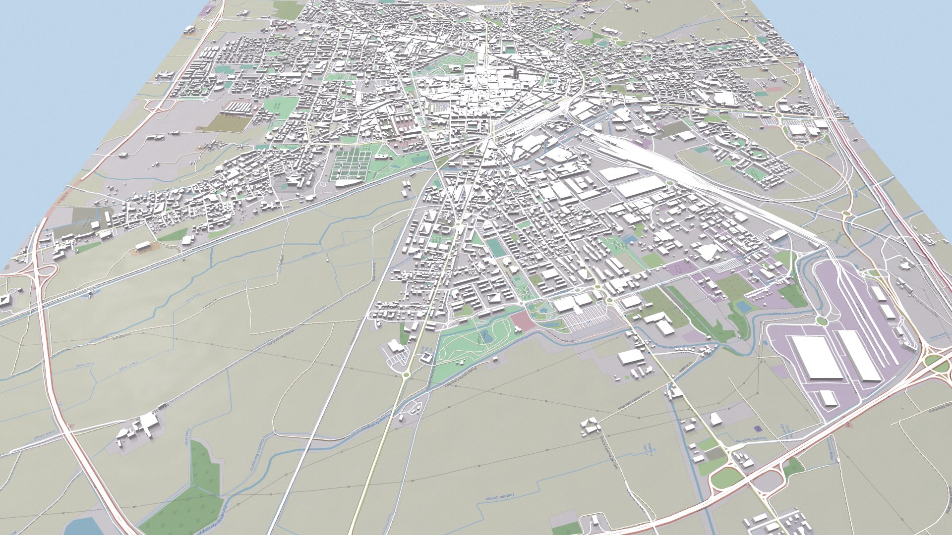 Cityscape Novara Italy 3D model - TurboSquid 2112115