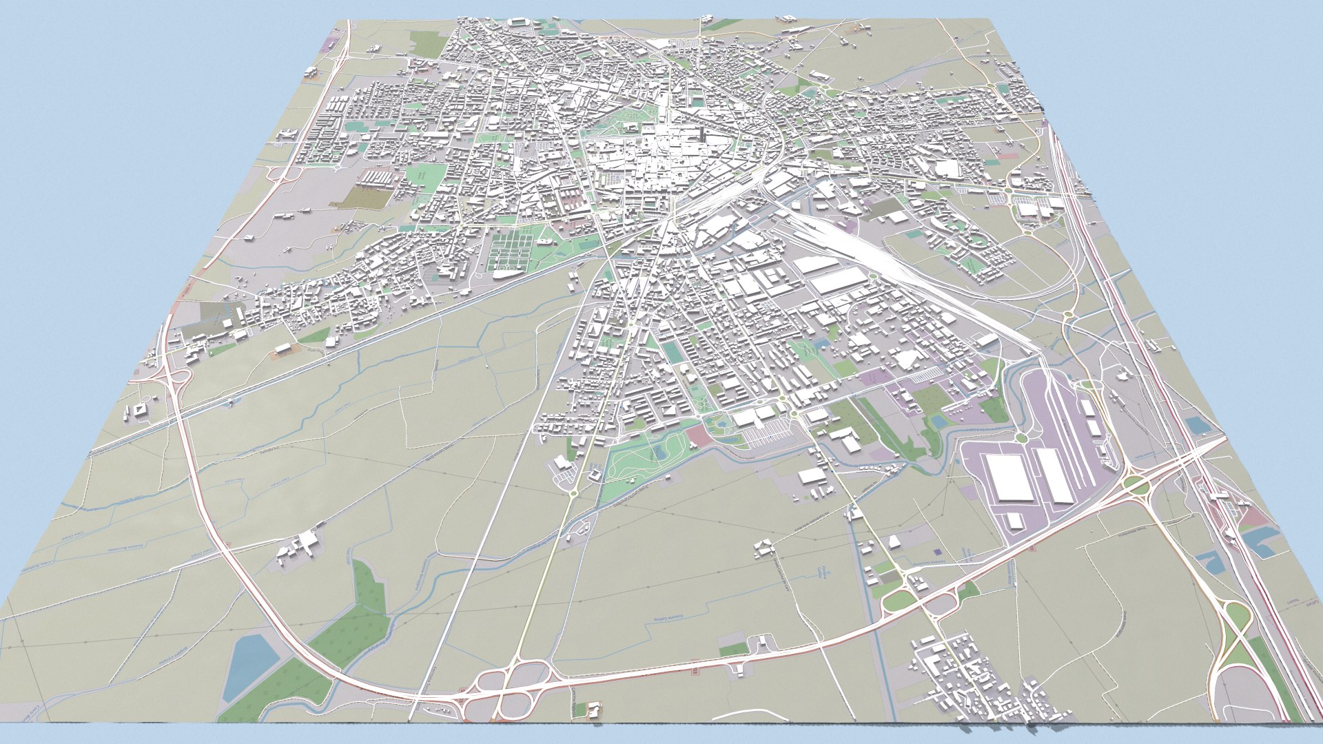 Cityscape Novara Italy 3D model - TurboSquid 2112115