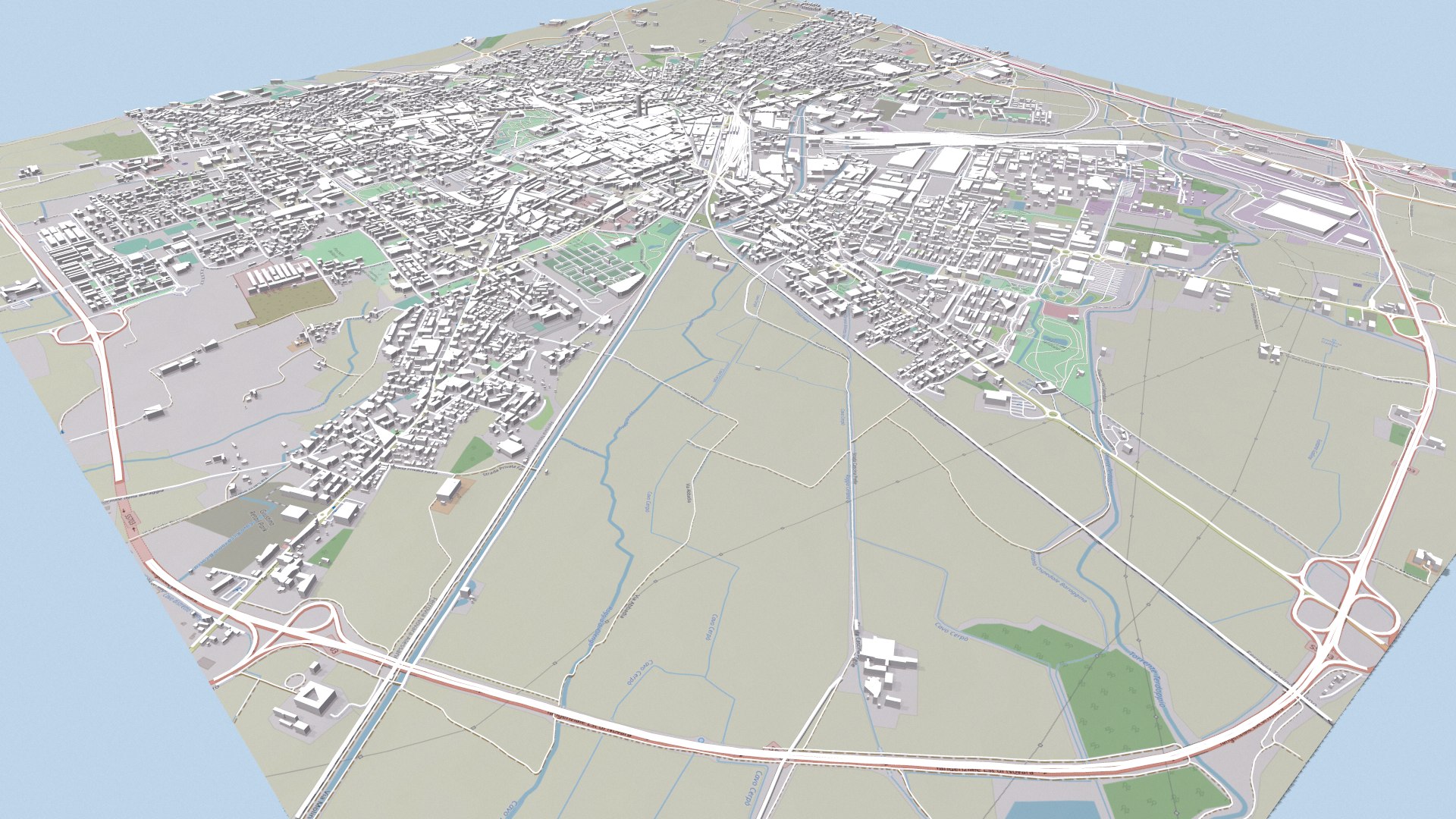 Cityscape Novara Italy 3D model - TurboSquid 2112115