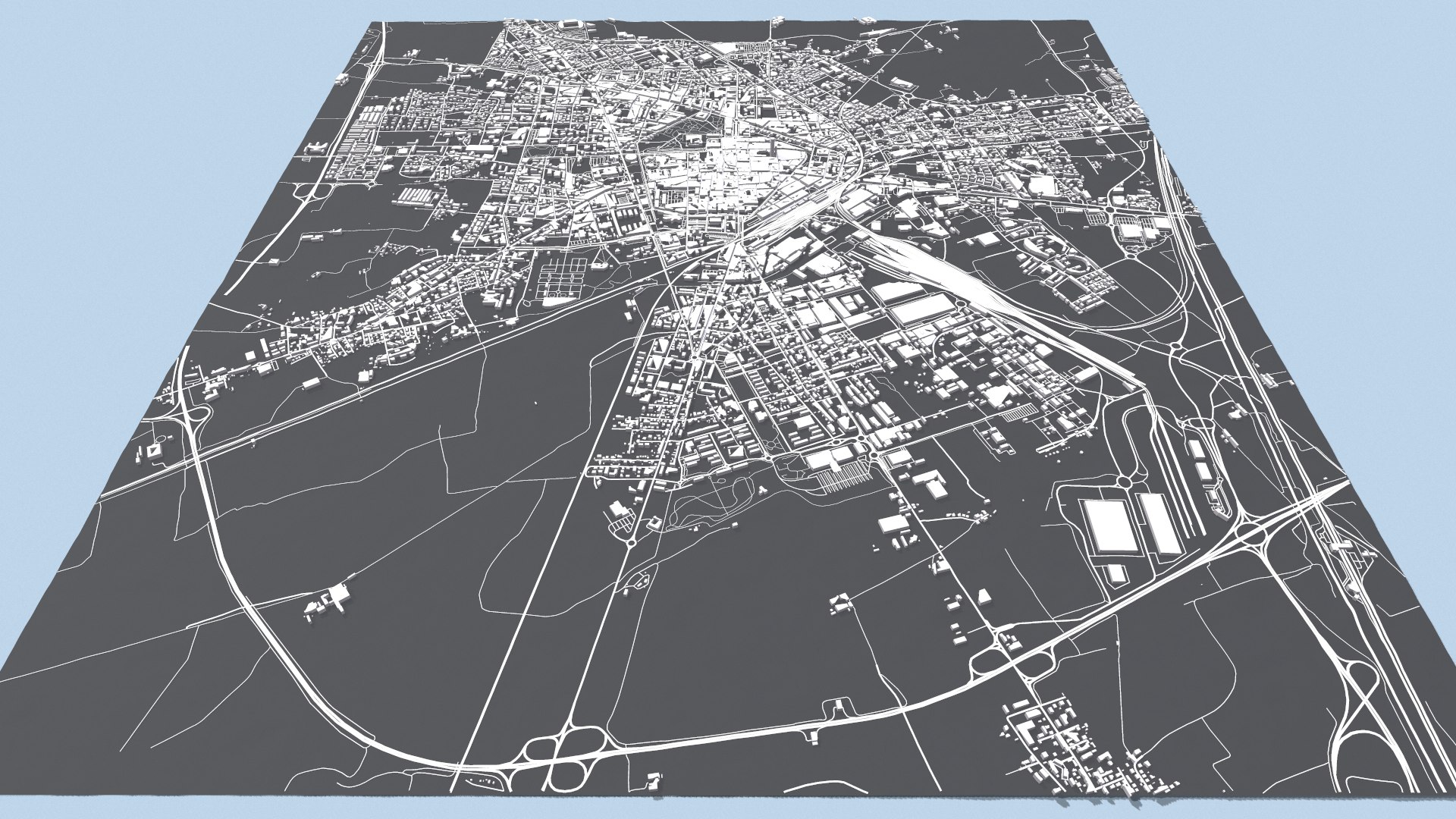 Cityscape Novara Italy 3D model - TurboSquid 2112115