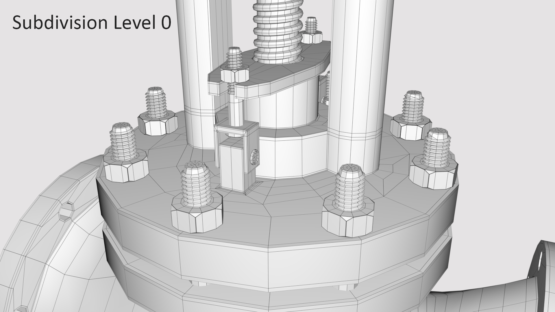 Shut-off industrial valve 3D model - TurboSquid 1659434