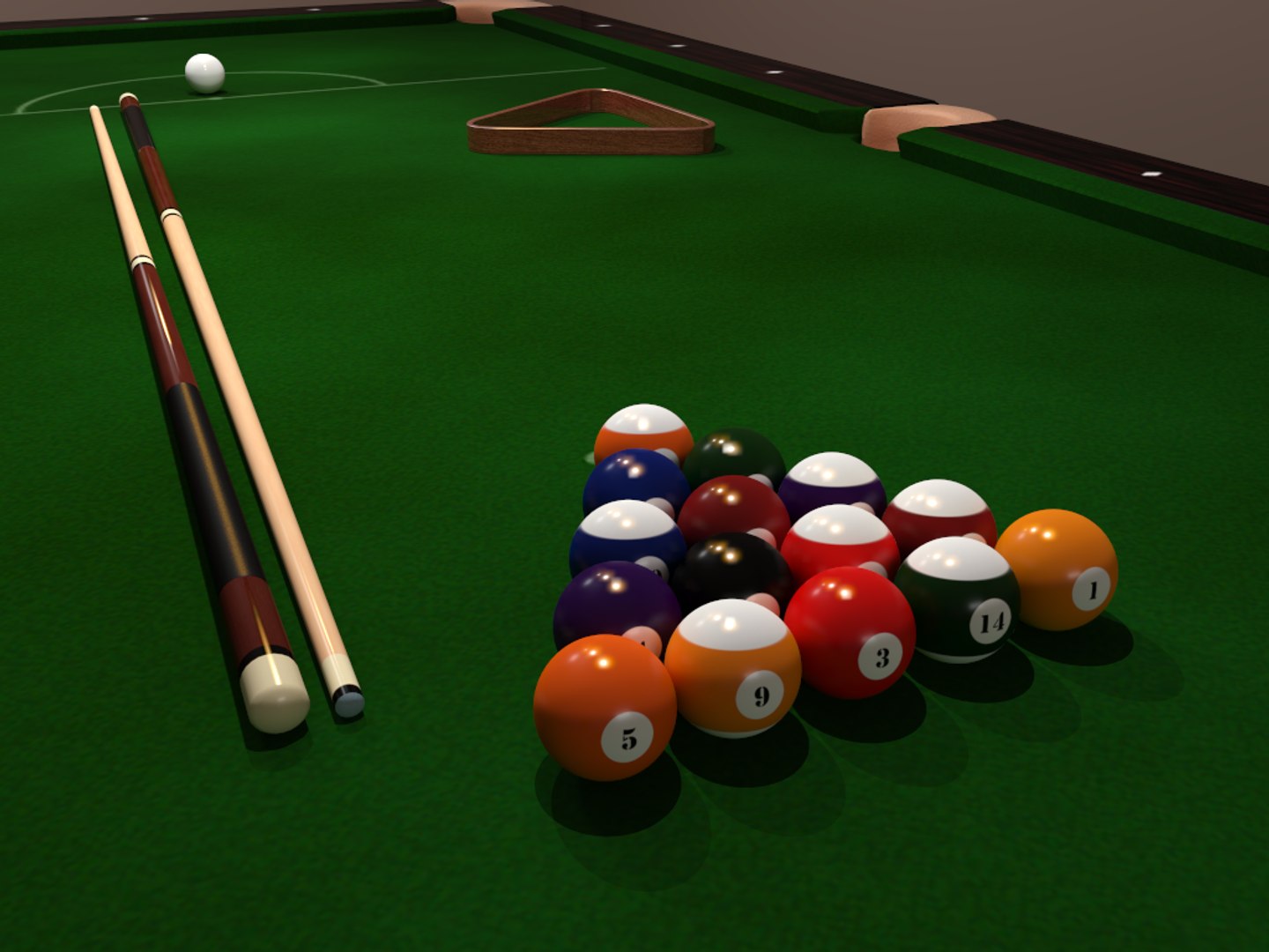 Billiards Table Obj