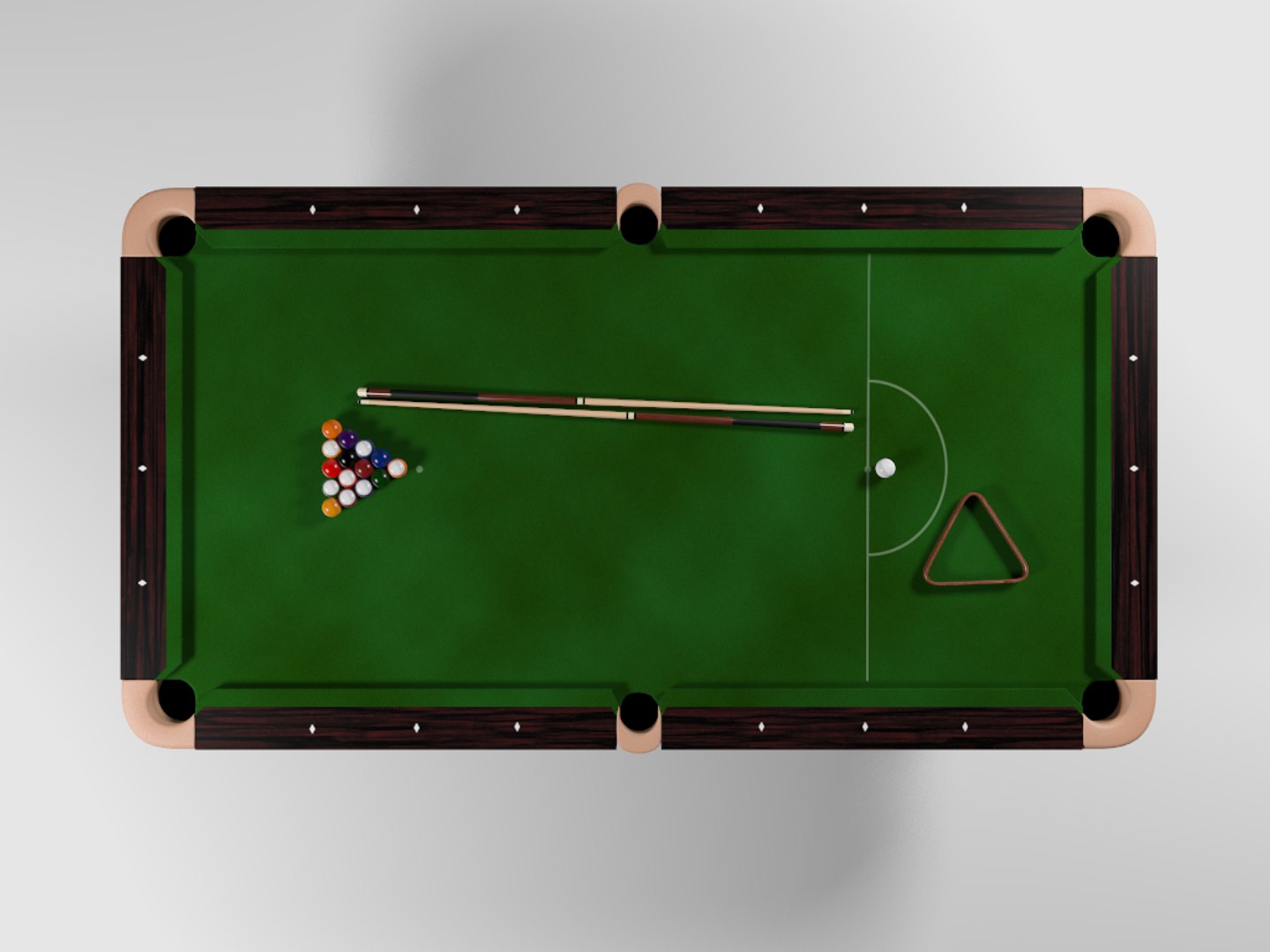 Billiards Table Obj